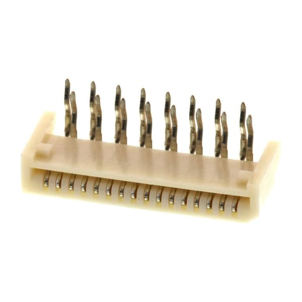 Molex Ffc/Fpc Connector, 16 Contact(S), 1 Row(S), Female, Right Angle, 0.039 Inch Pitch, Solder ...